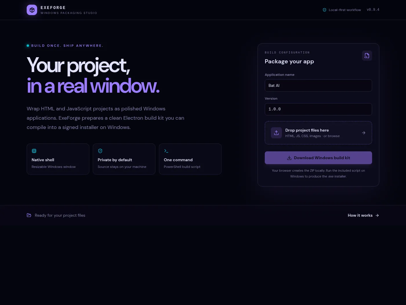 Exe Converter Tool
