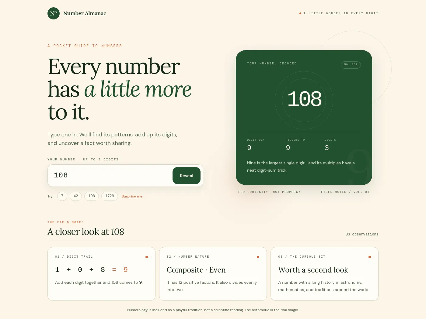 Number Hack Toolkit