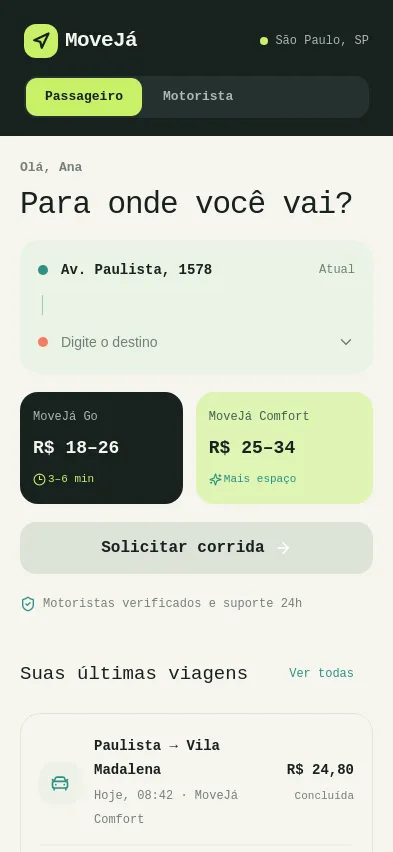 MoveJá Mobility App