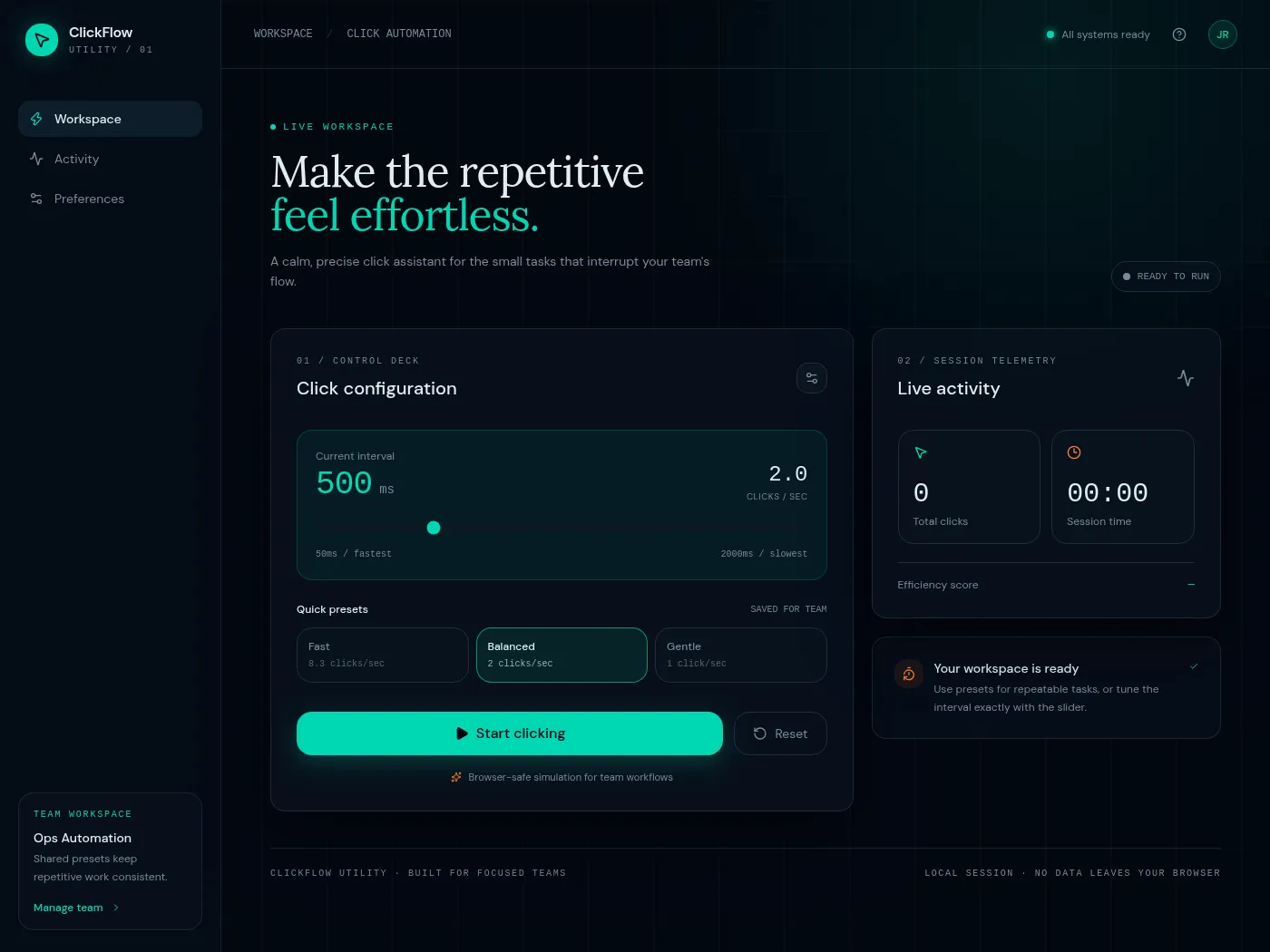ClickFlow Utility