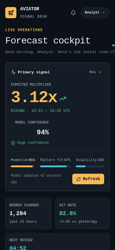 Aviator Signal Forecaster