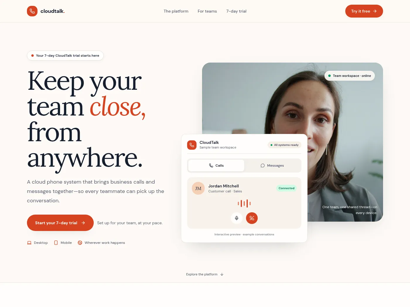 CloudTalk Free Trial