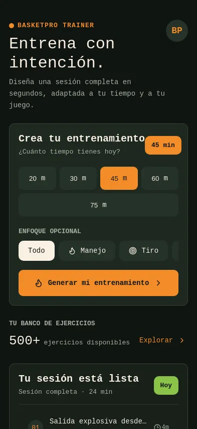 BasketPro Trainer