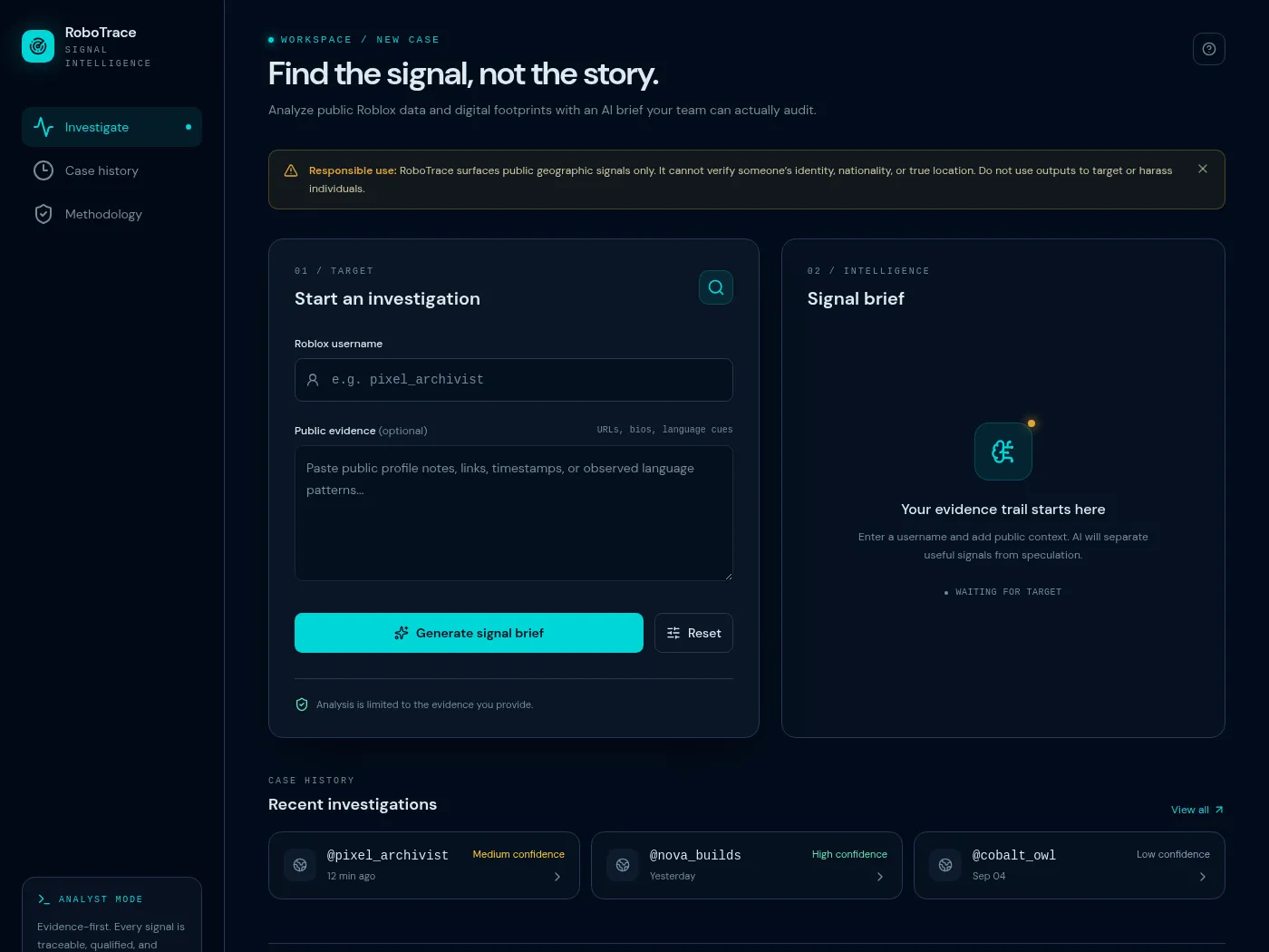 RoboTrace AI