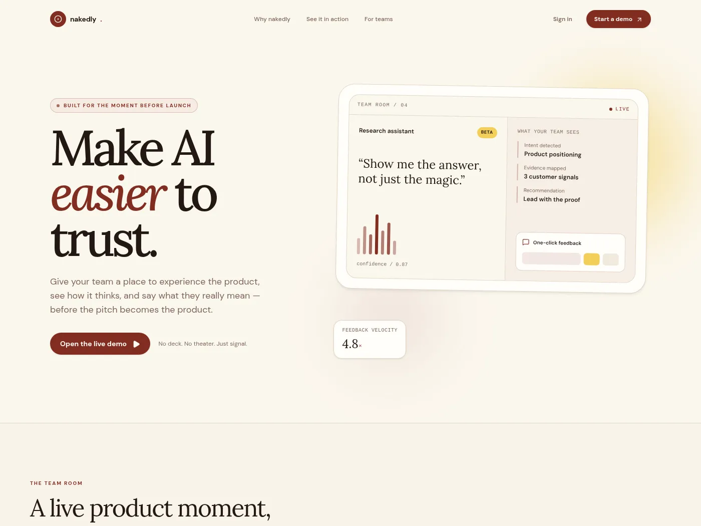 AI Demo Landing Suite