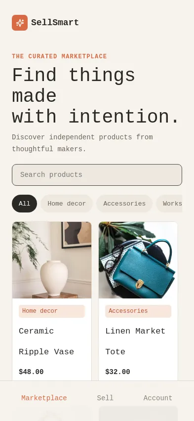 SellSmart AI Marketplace