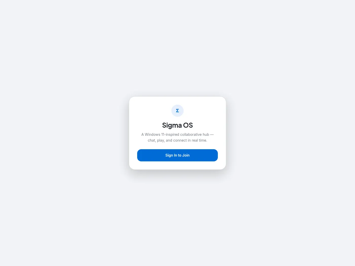 Sigma OS