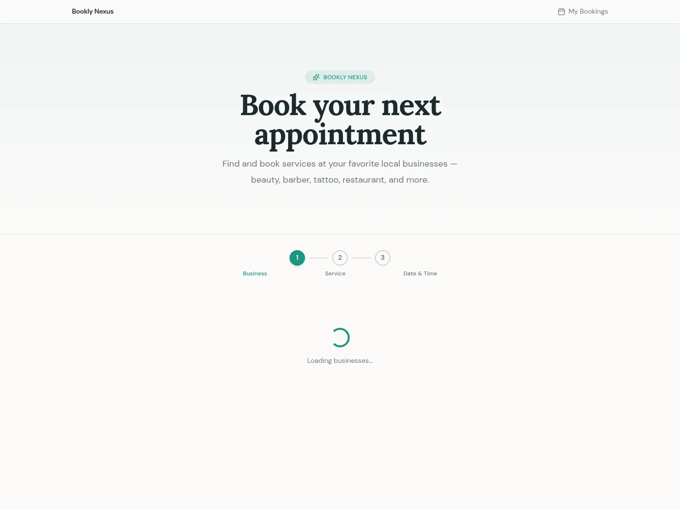 Bookly Nexus