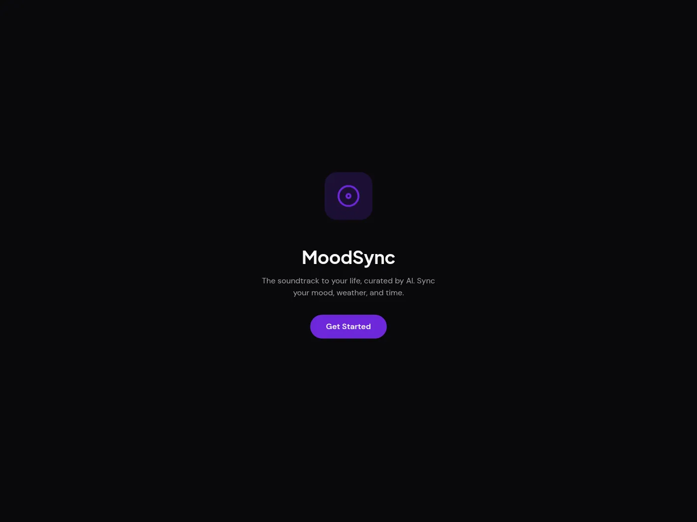 MoodSync Music App