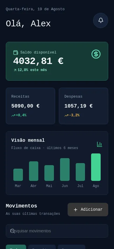 FinanceControl App