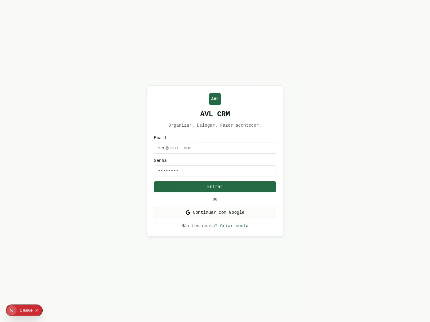 AVL CRM SaaS