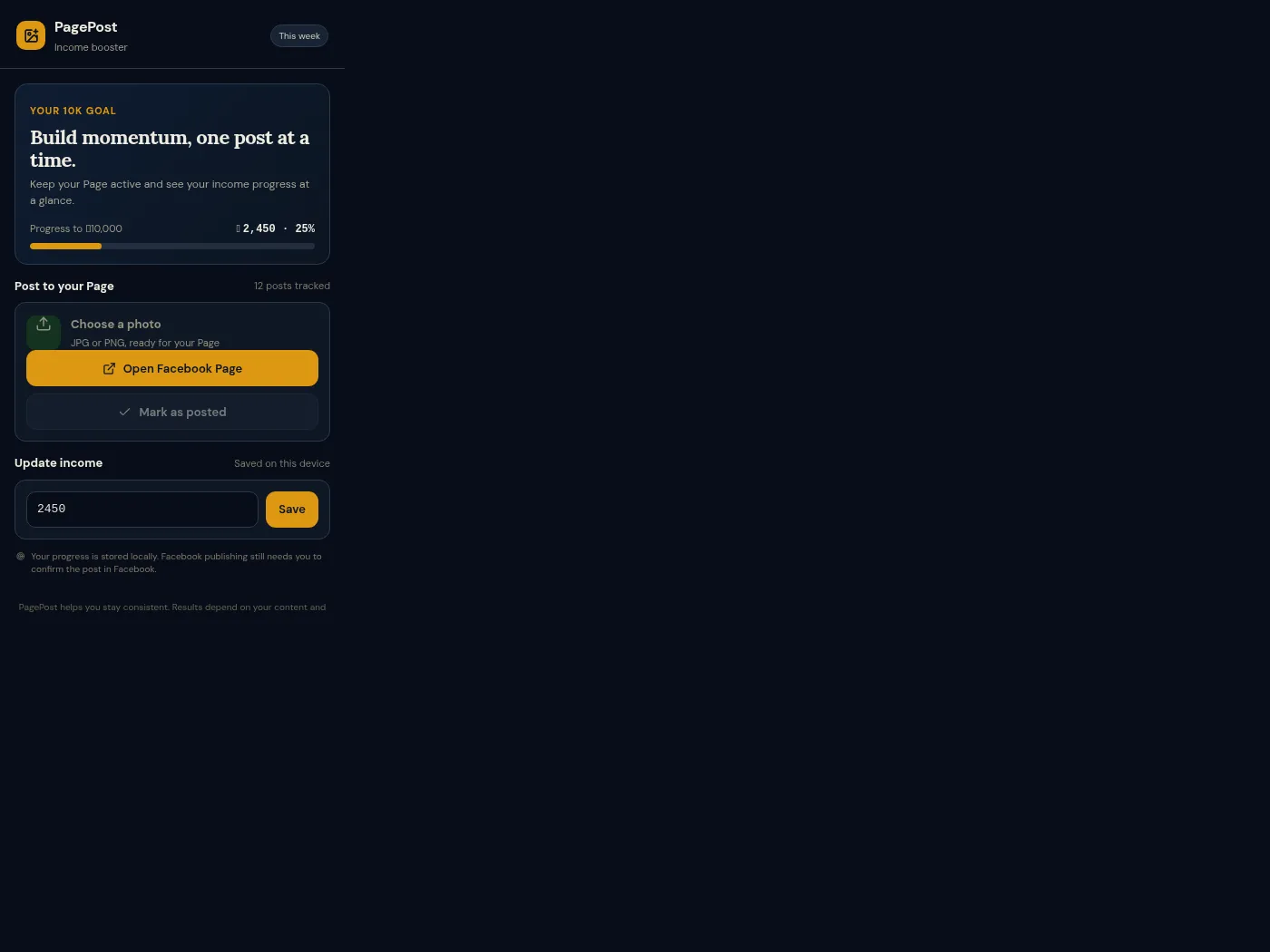 PagePost Income Booster