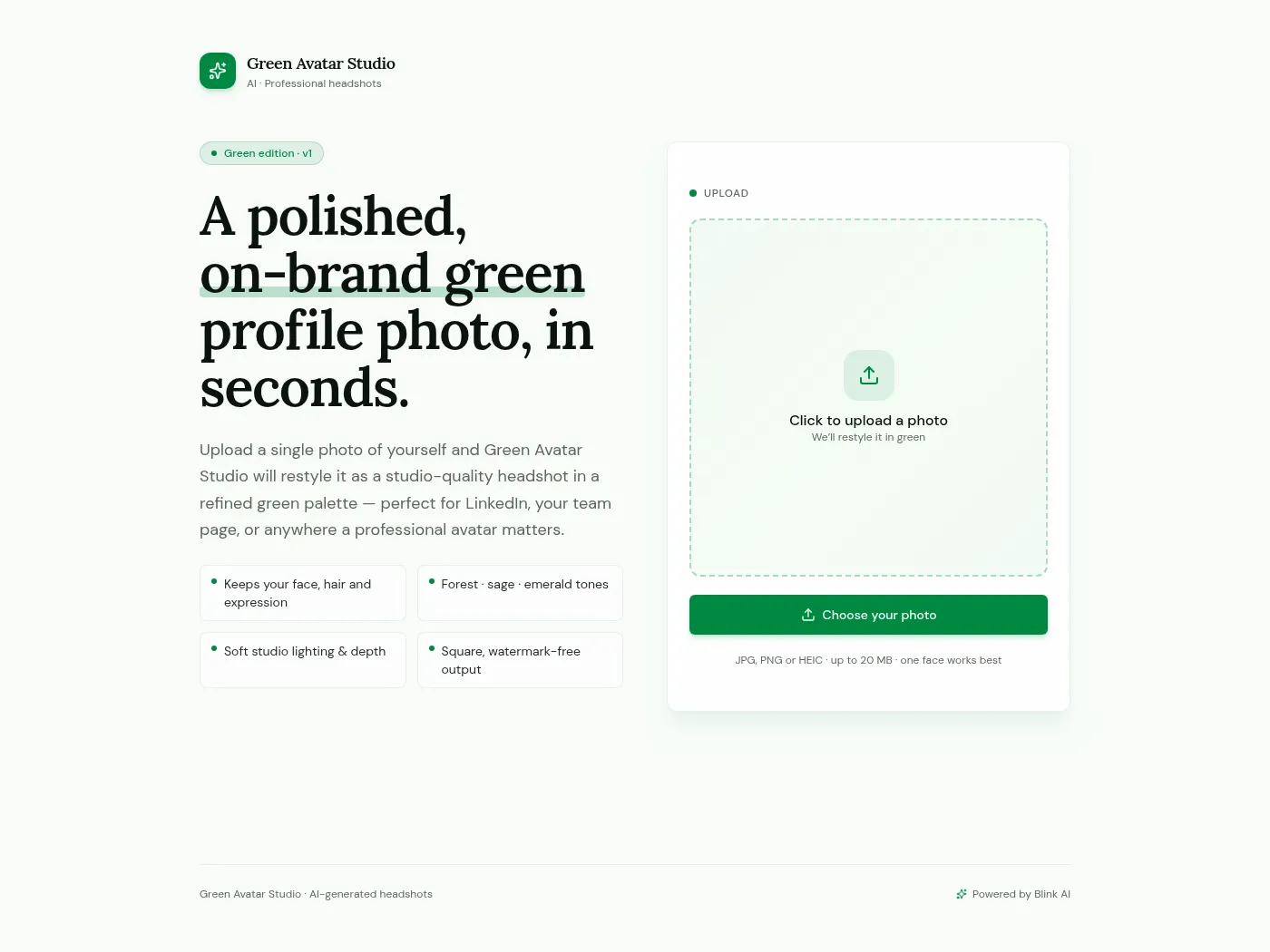 Green Avatar Studio