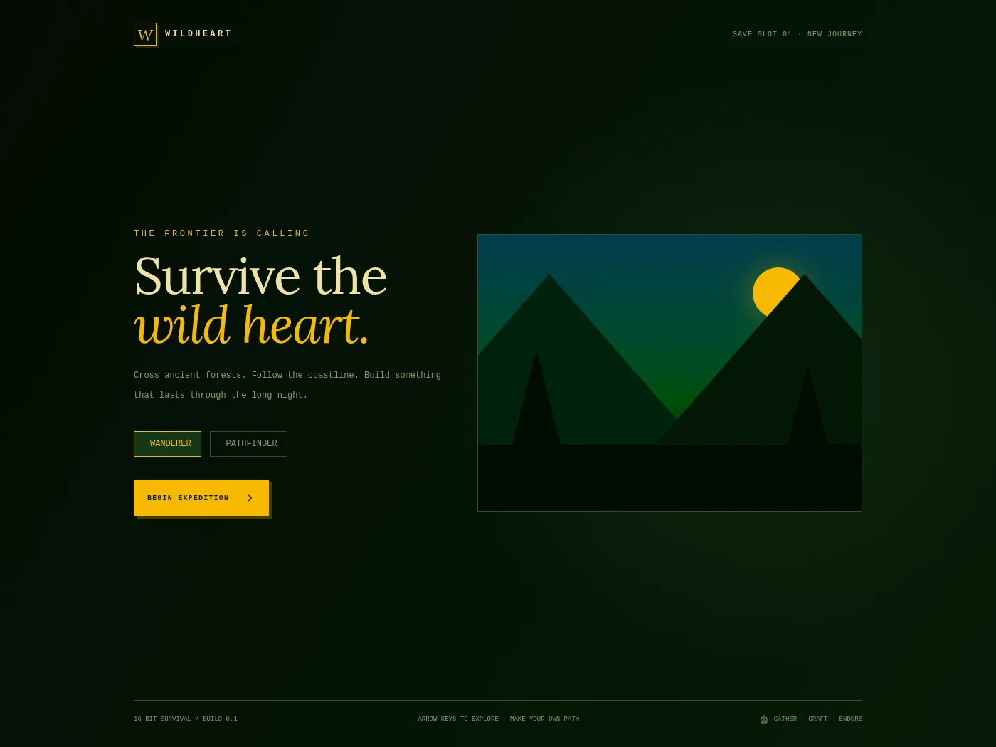 Pixel Wilderness Survival