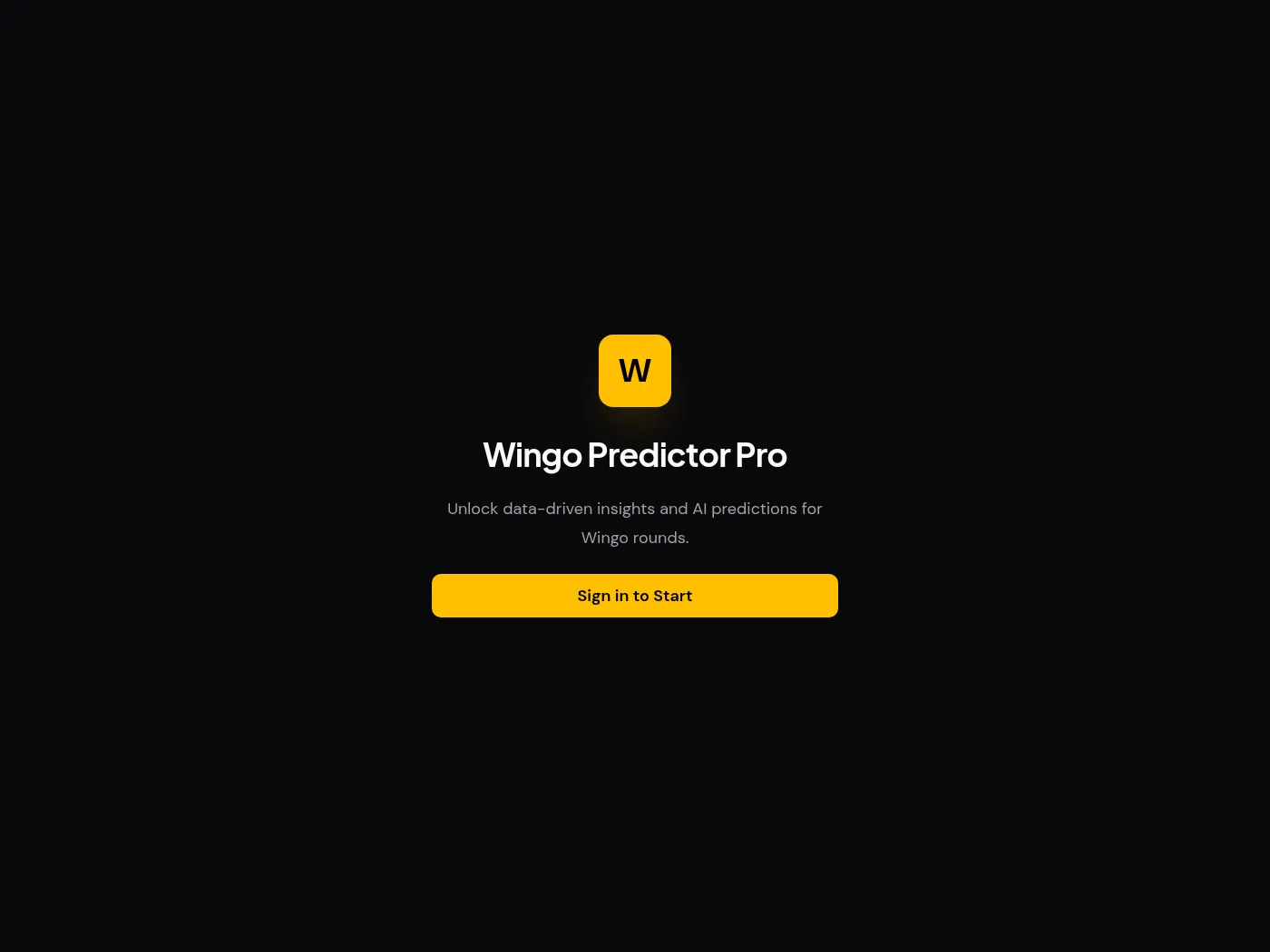 Wingo Predictor Pro