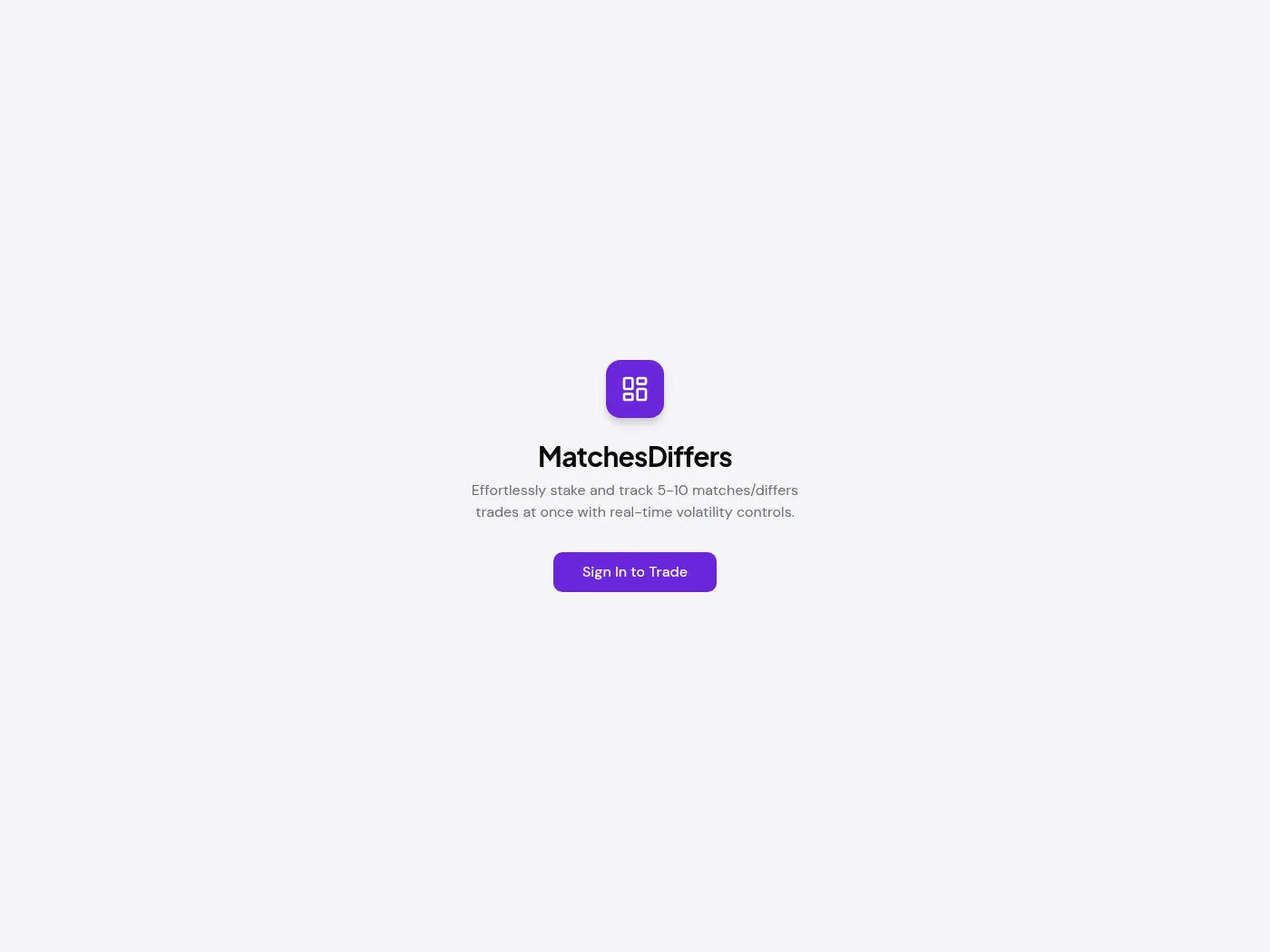 MatchesDiffers Staking App