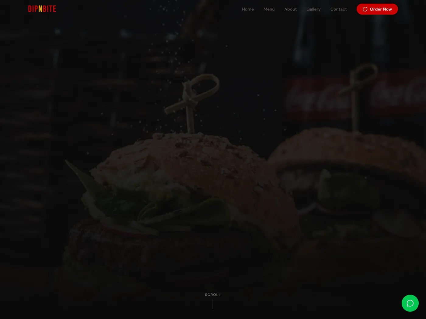 Dip N Bite Web Experience