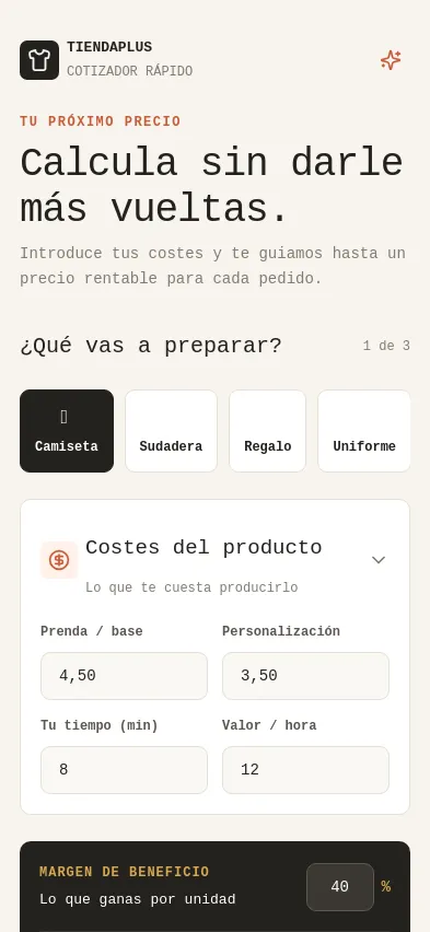 TiendaPlus Móvil