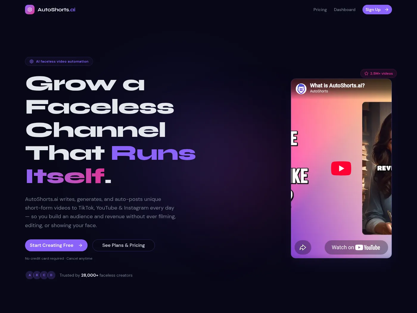AutoShorts AI Redesign