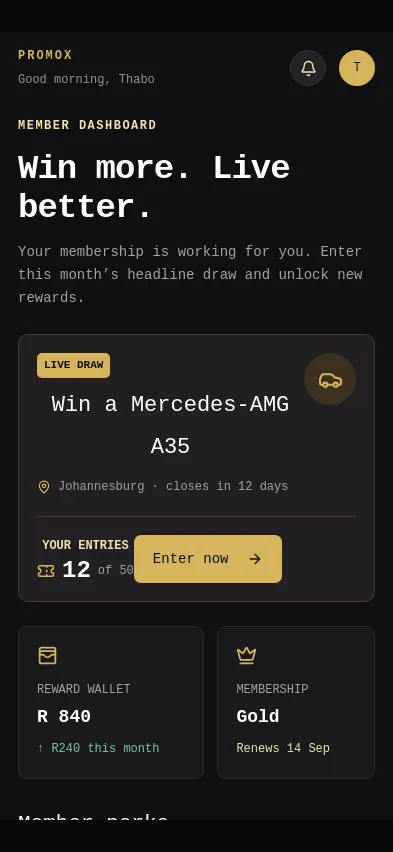 PromoX Rewards Platform