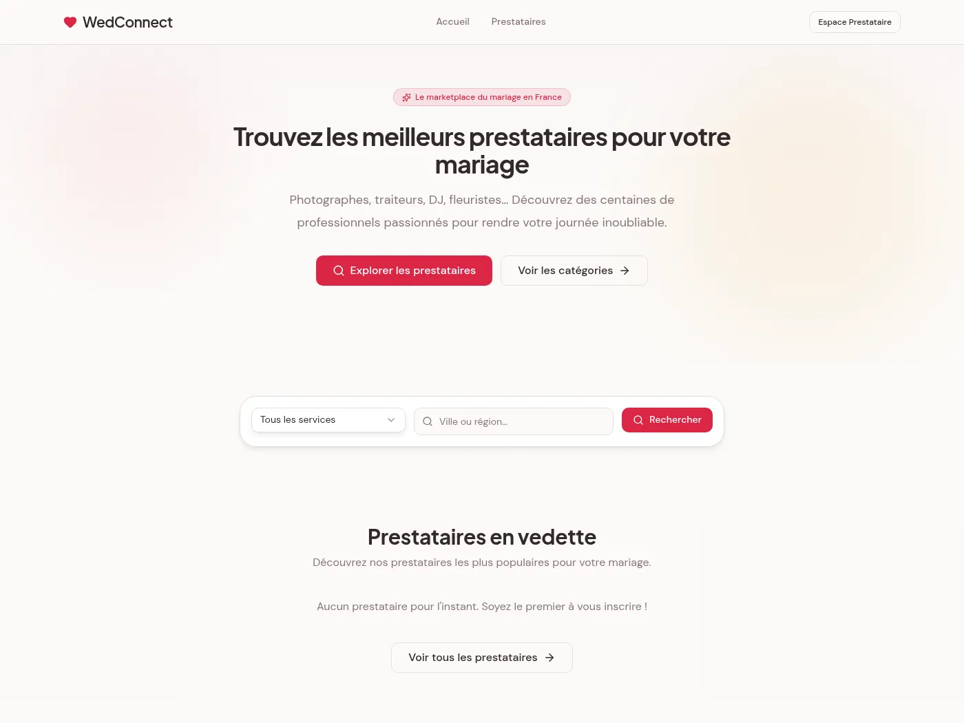 WedConnect Marketplace
