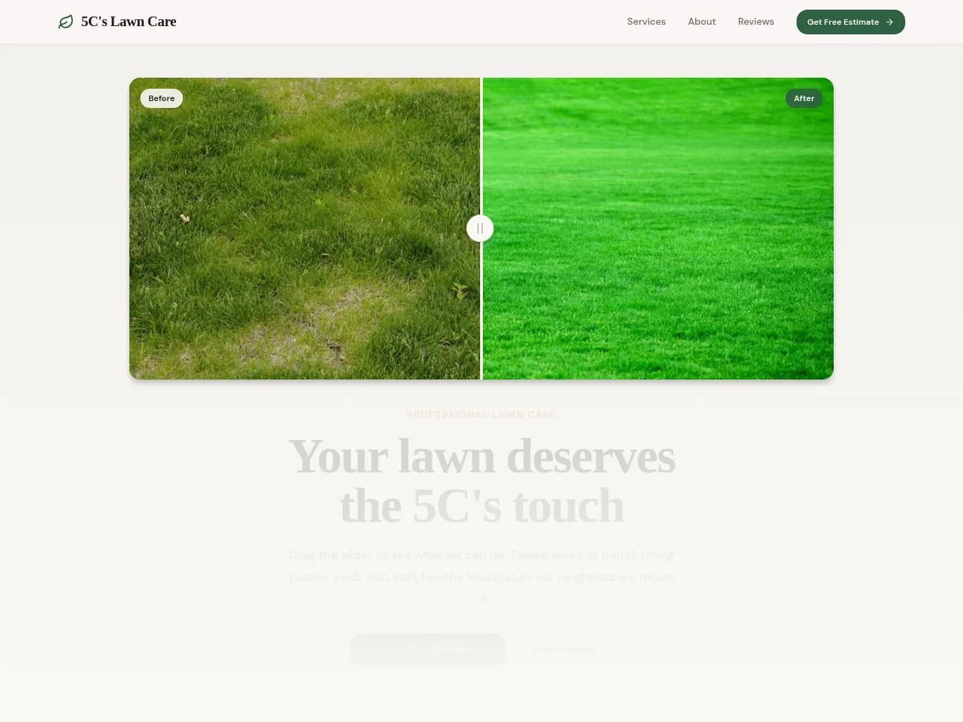 5C's Lawn Care Site