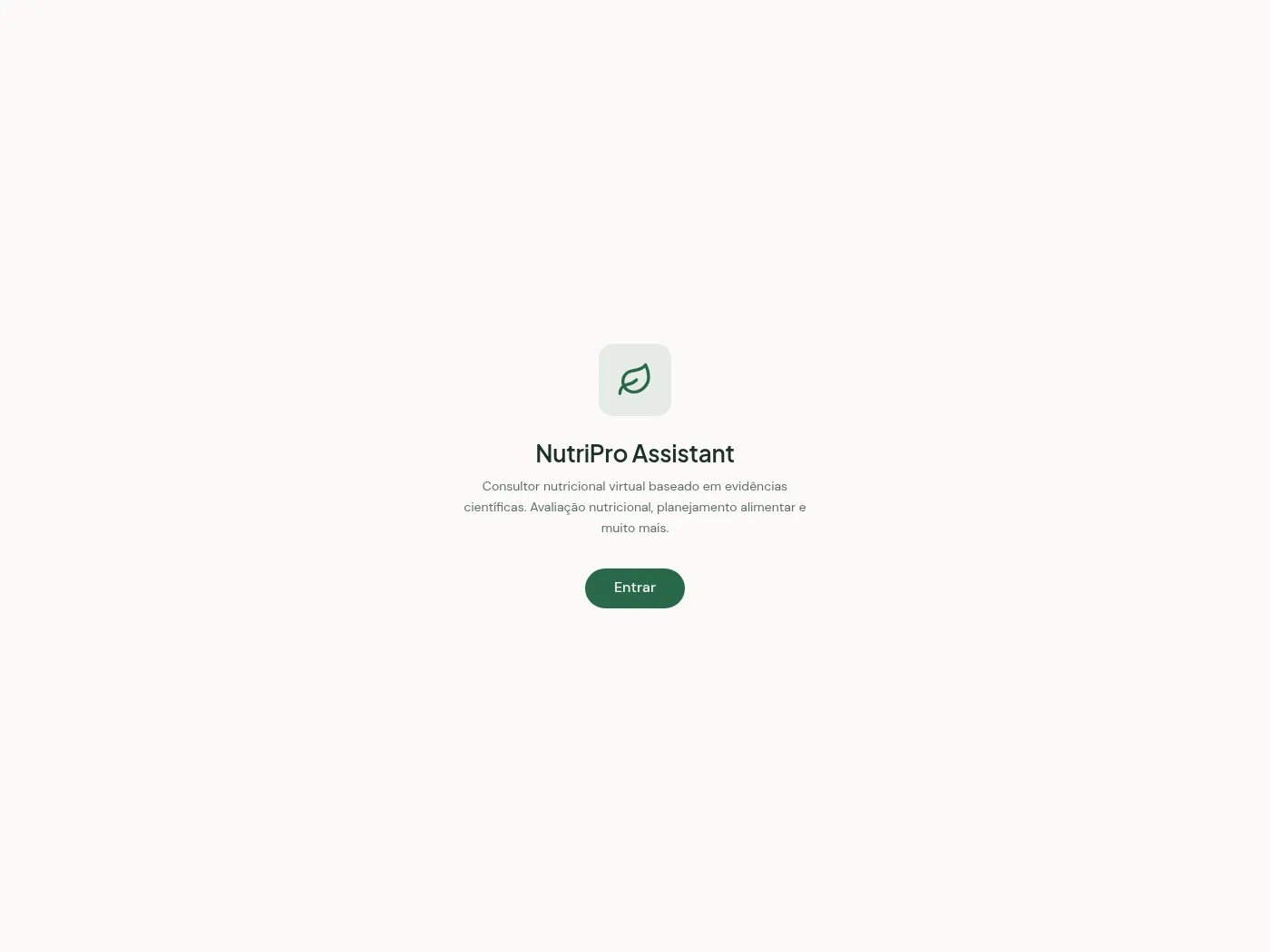 NutriPro Assistant