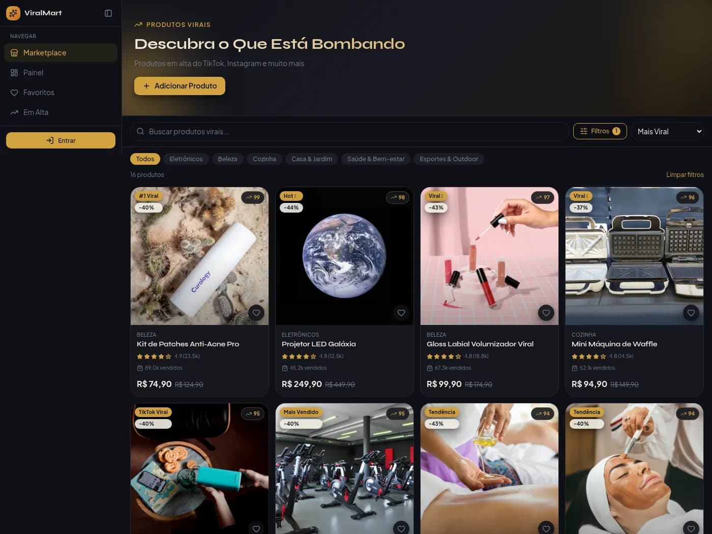 Viral Product Marketplace
