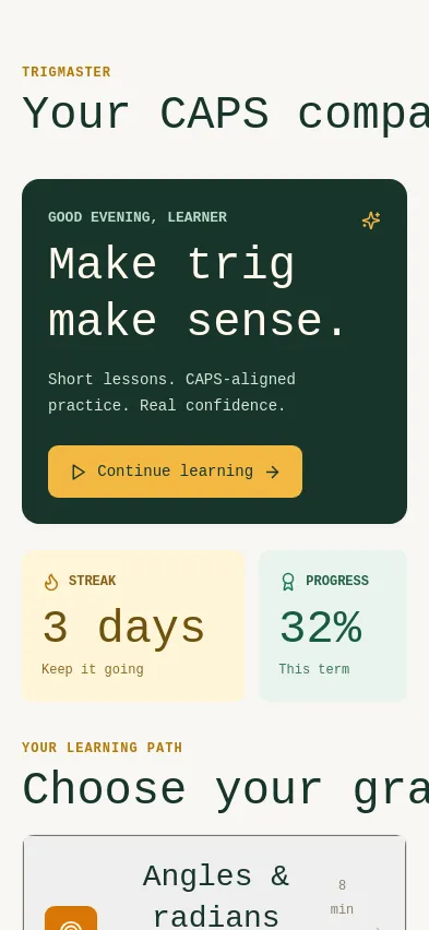 TrigMaster CAPS Mobile