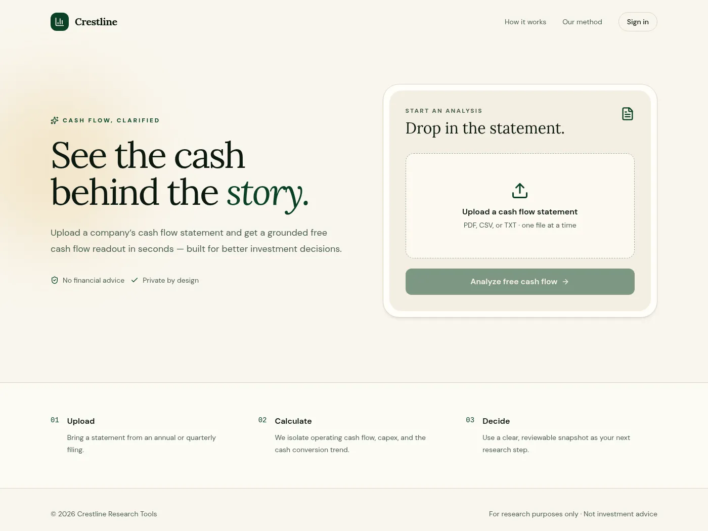 Cash Flow Analyzer