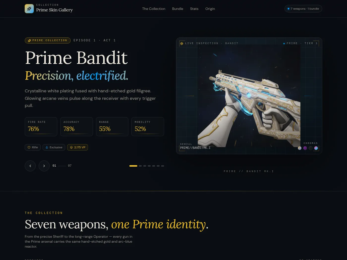 Valorant Prime Skin Gallery