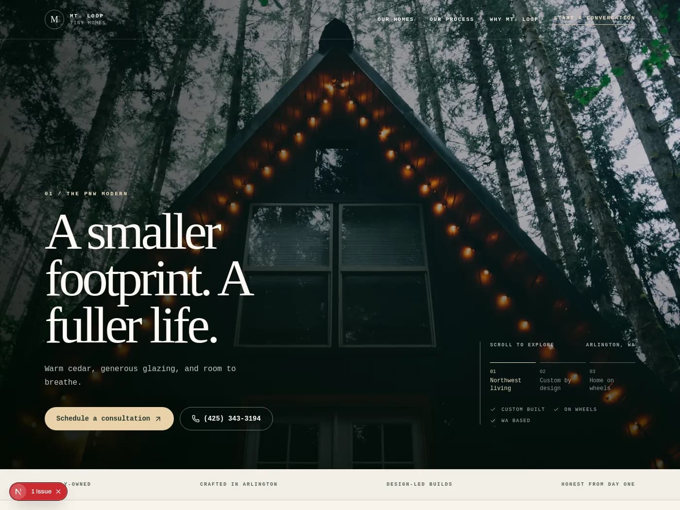 Mt. Loop Tiny Homes Site