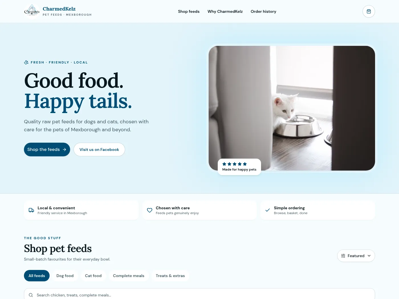 CharmedKelz Pet Feeds Shop