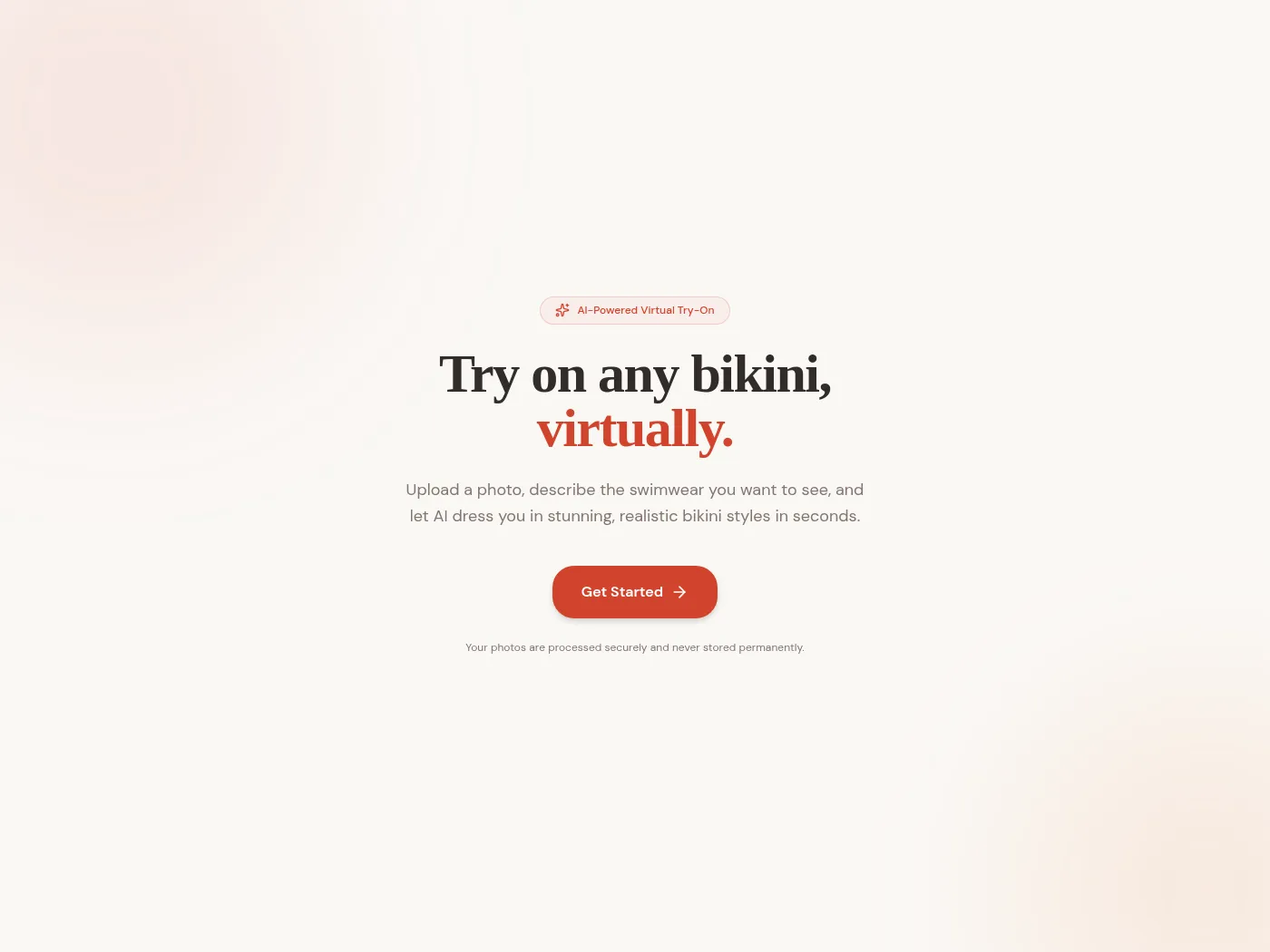 AI Bikini Try-On