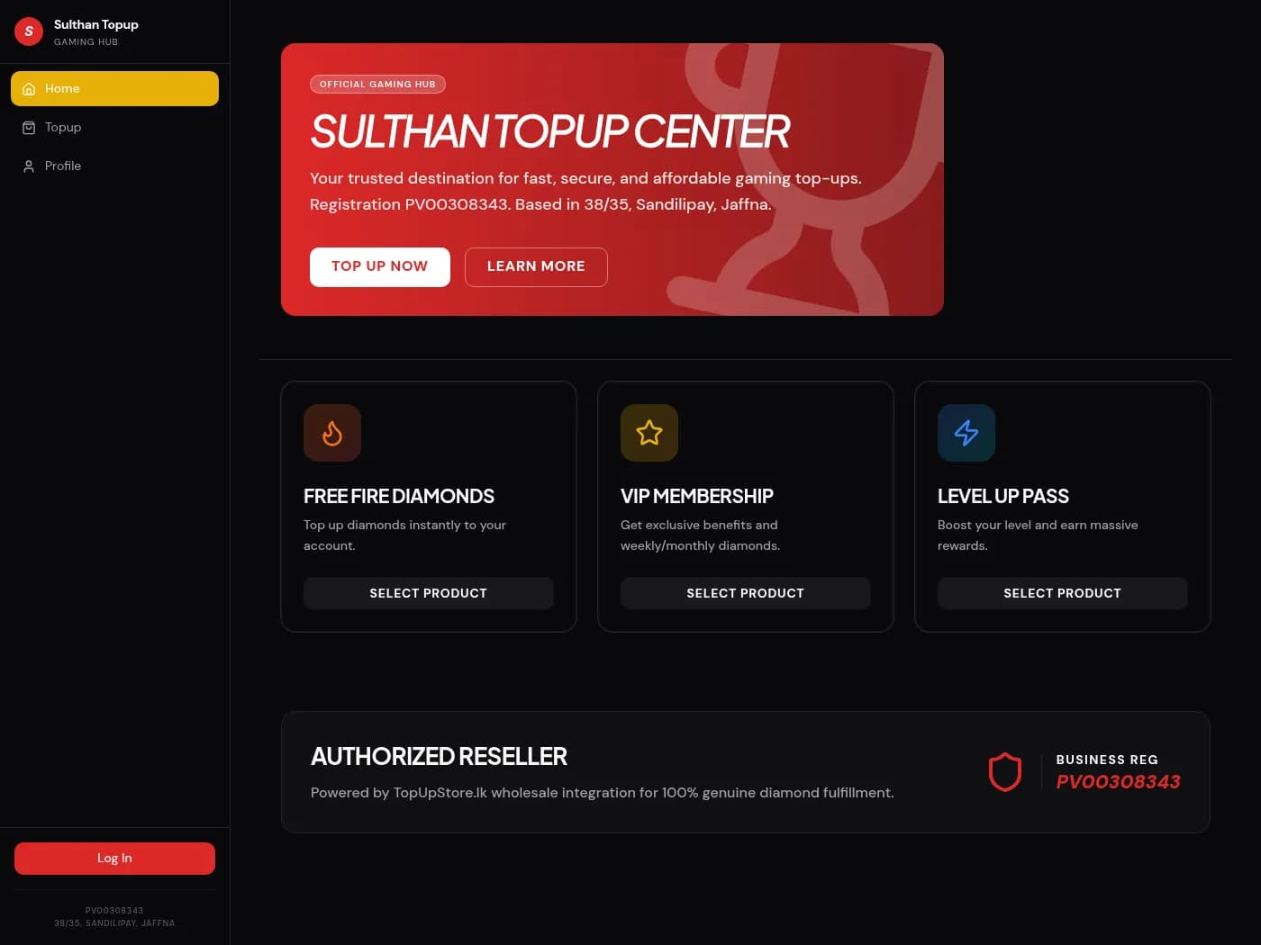Sulthan Topup Center