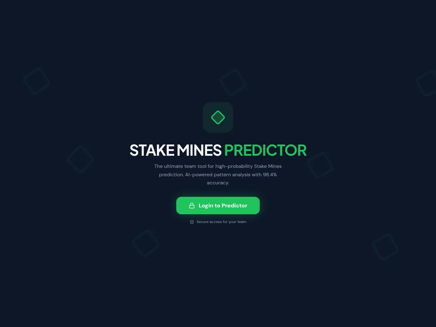 Stake Mines Predictor