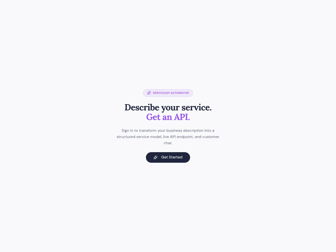 ServiceAPI Automator