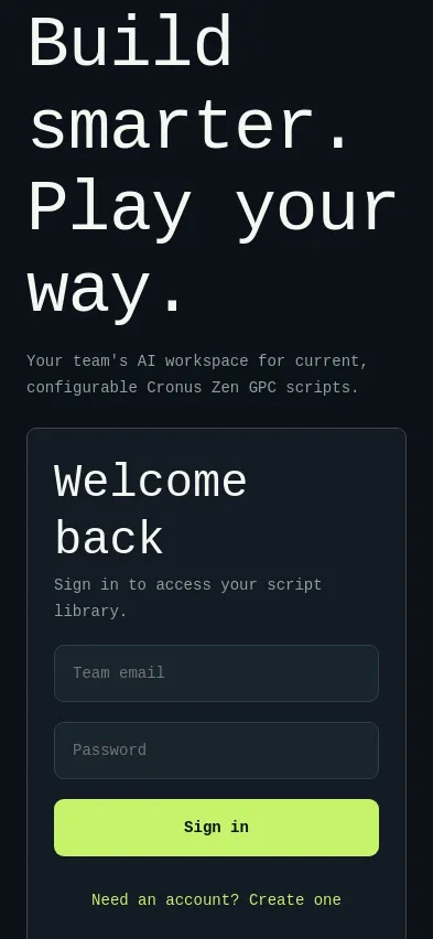 ZenScript AI Generator
