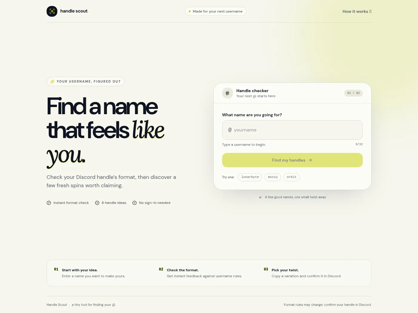 Discord Handle Scanner