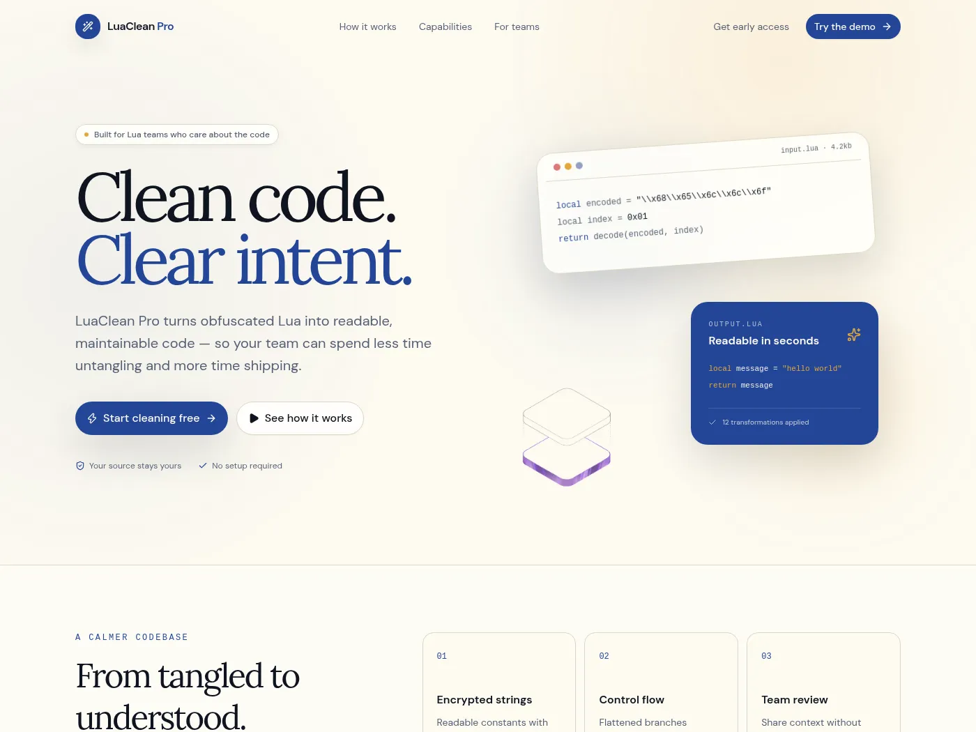 LuaClean Pro
