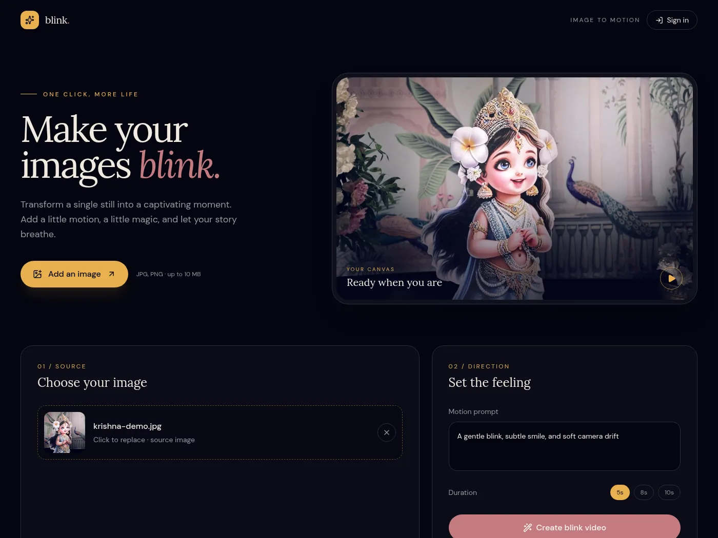 Blink Video Maker