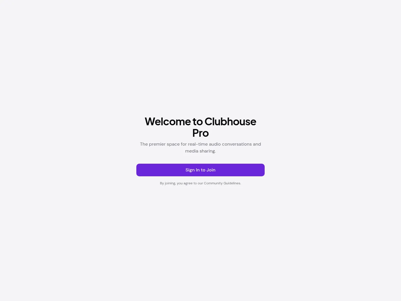 Clubhouse Pro Suite