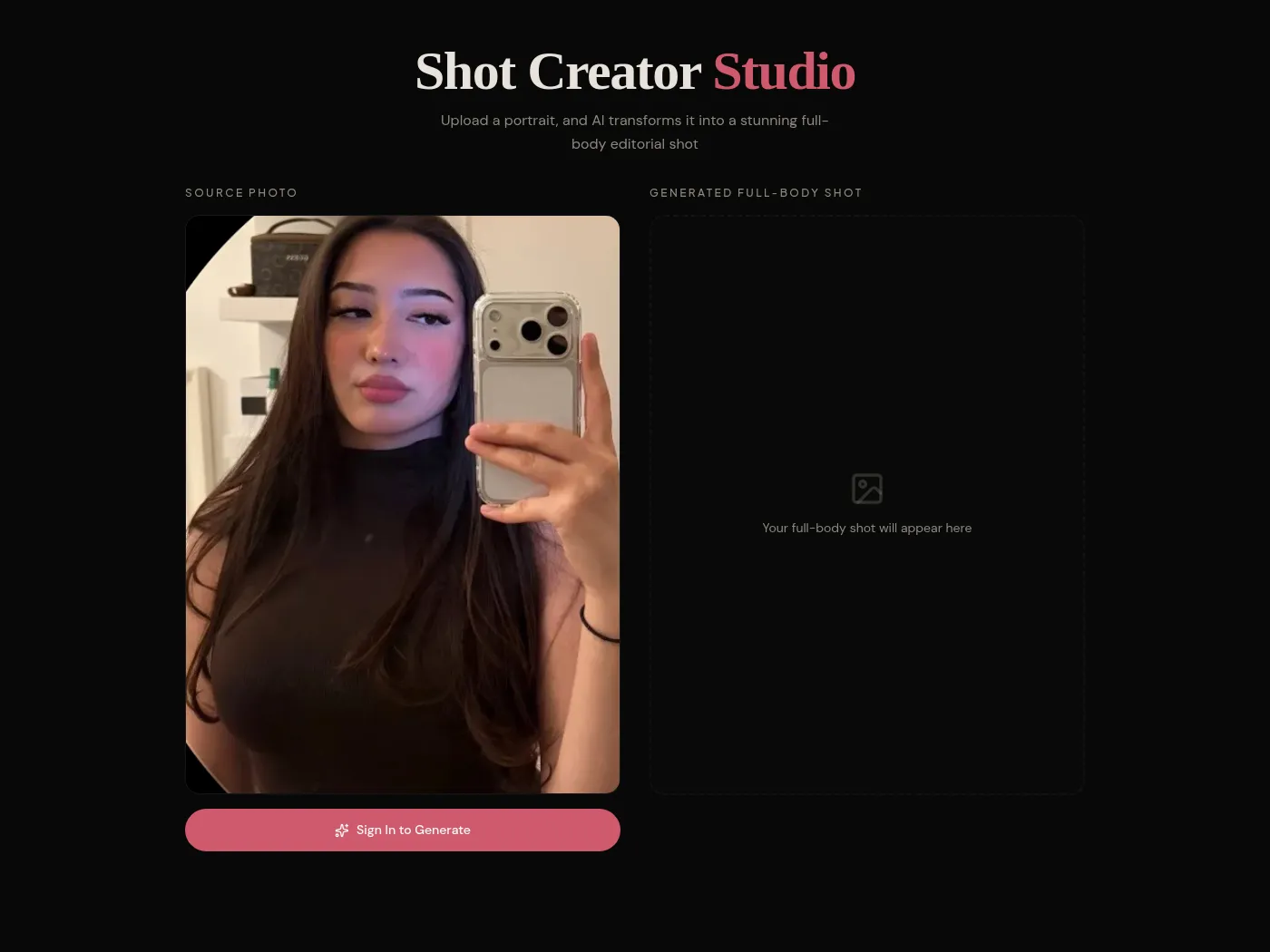 Shot Creator Studio