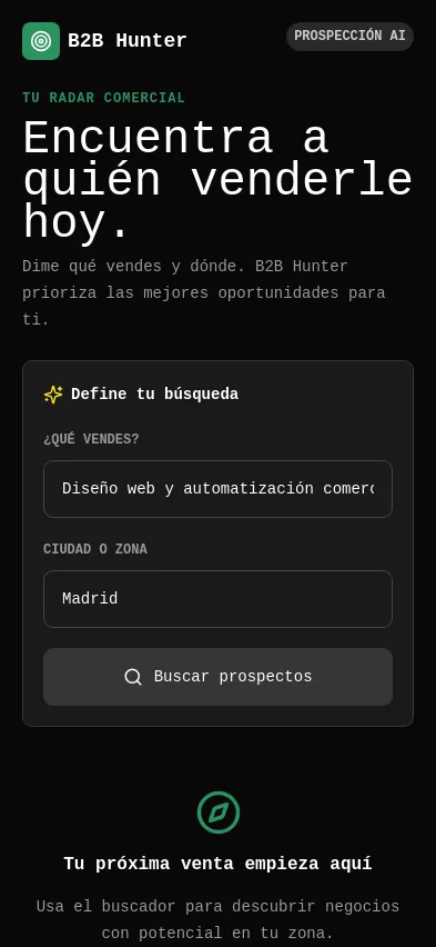B2B Hunter App