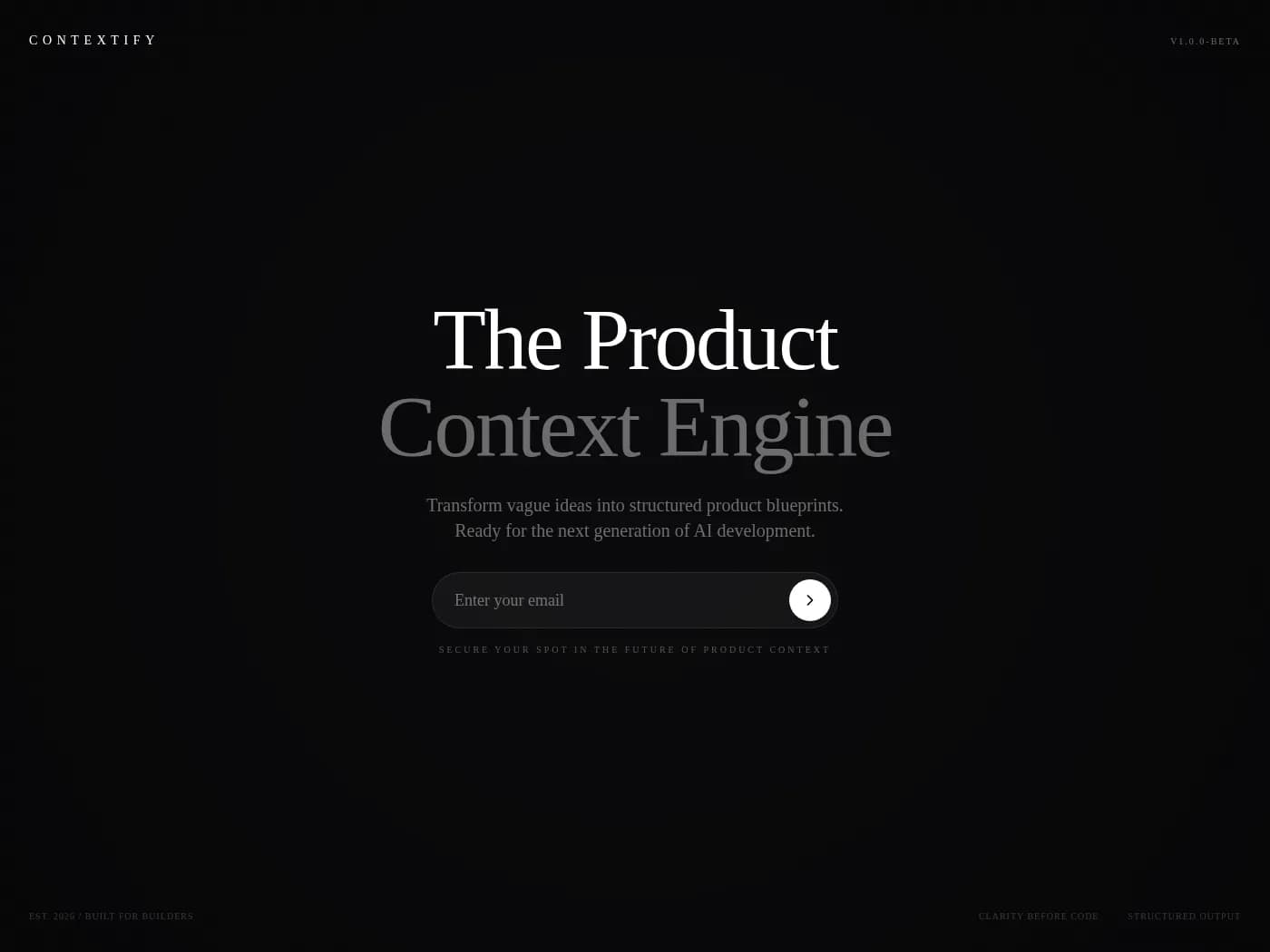 CineWait Minimal 3D Page