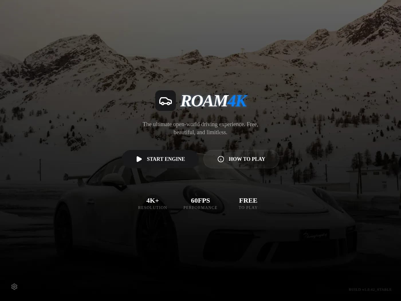 4K Car Roam Game