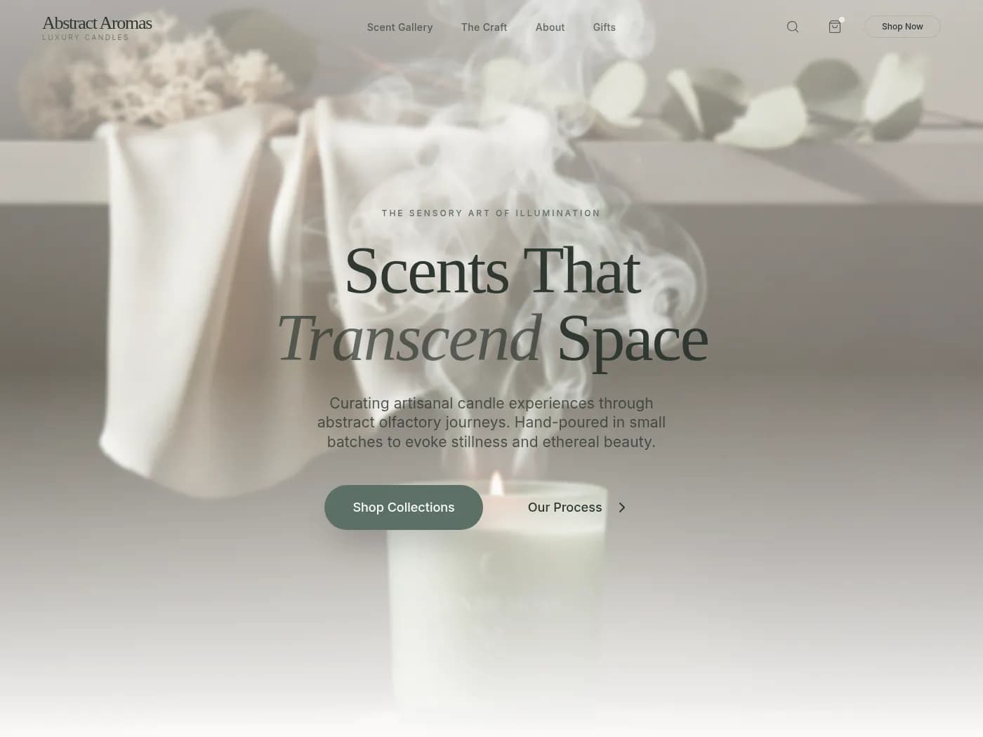 Abstract Aromas Landing