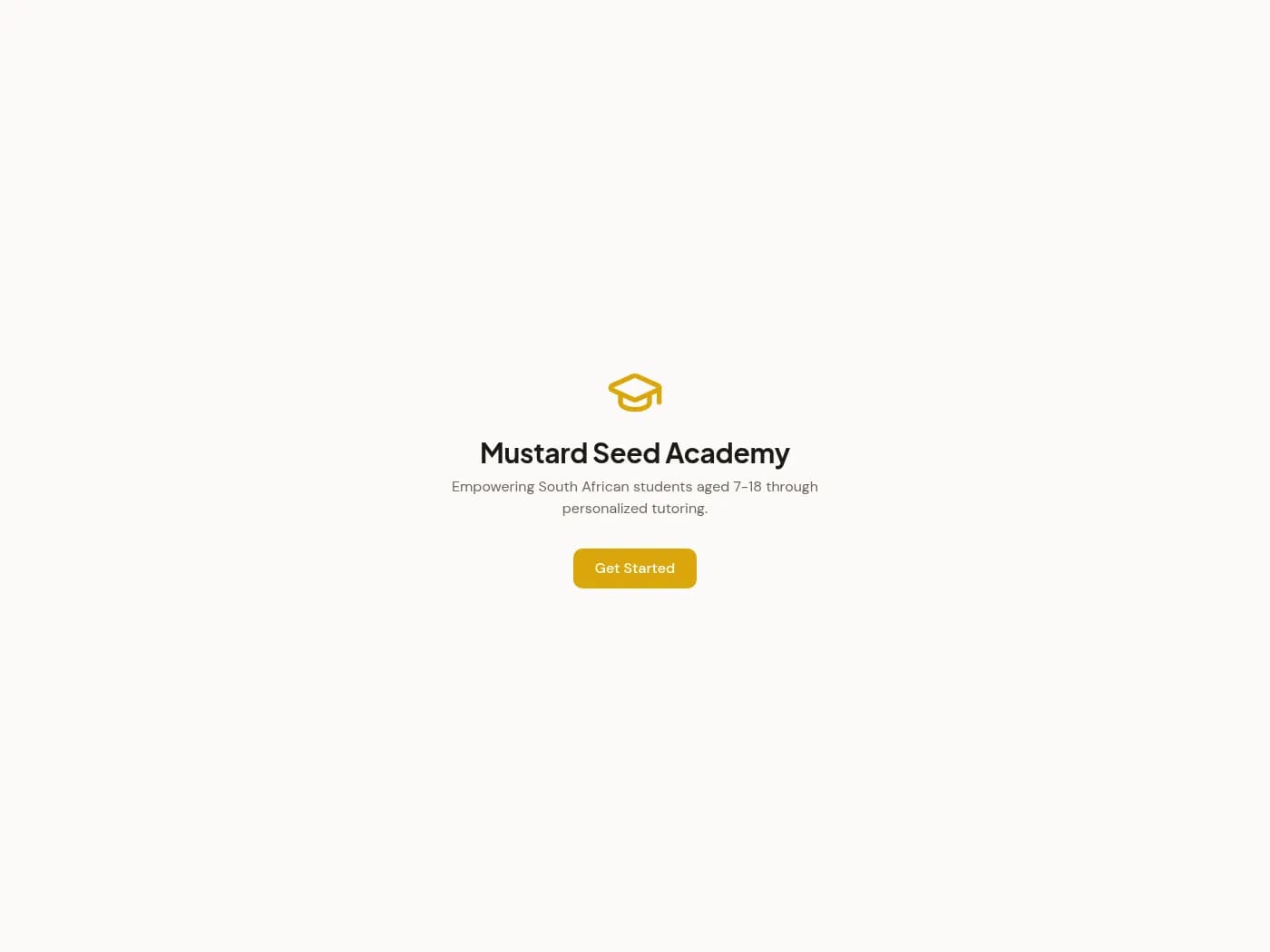 Mustard Seed Academy Bookings
