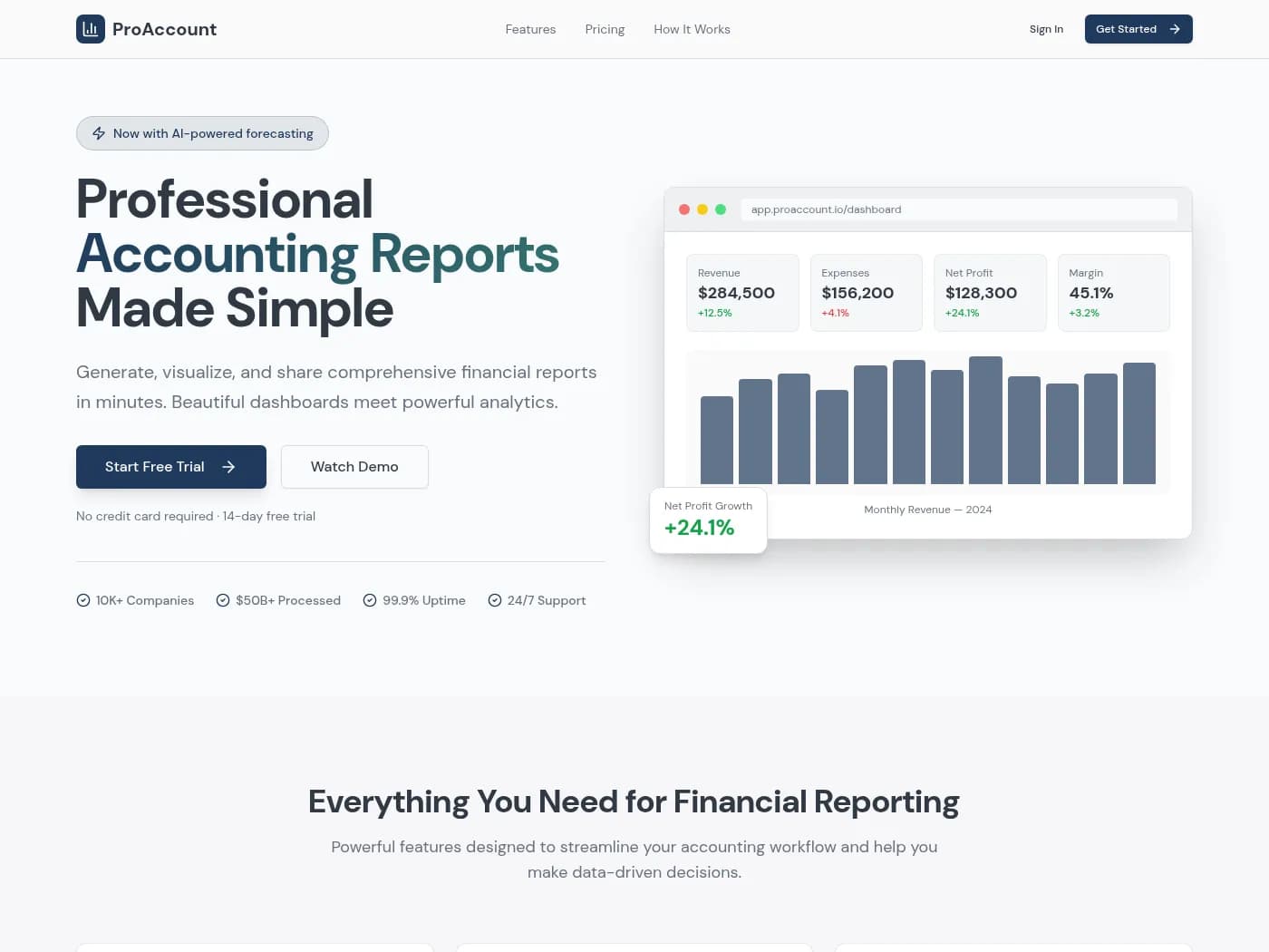 Pro Account Reports