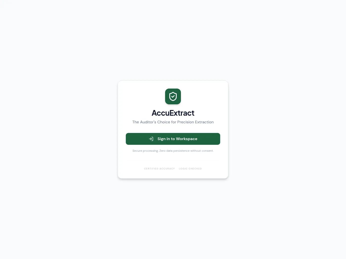 AccuExtract Finance Tables